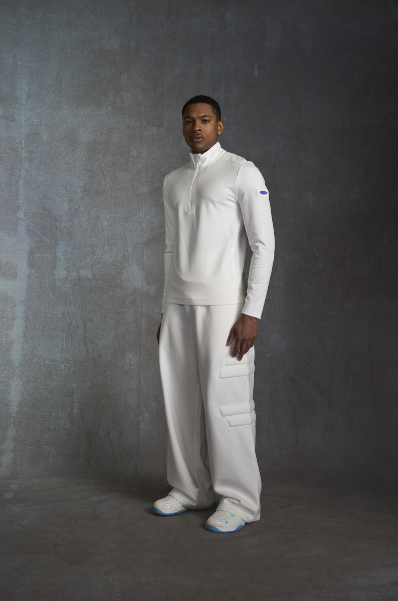 COMMANDER QUARTER ZIP - White Noise – 741 Performance