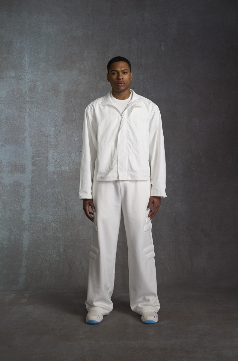 ALPHA SWEAT PANT - White Noise – 741 Performance